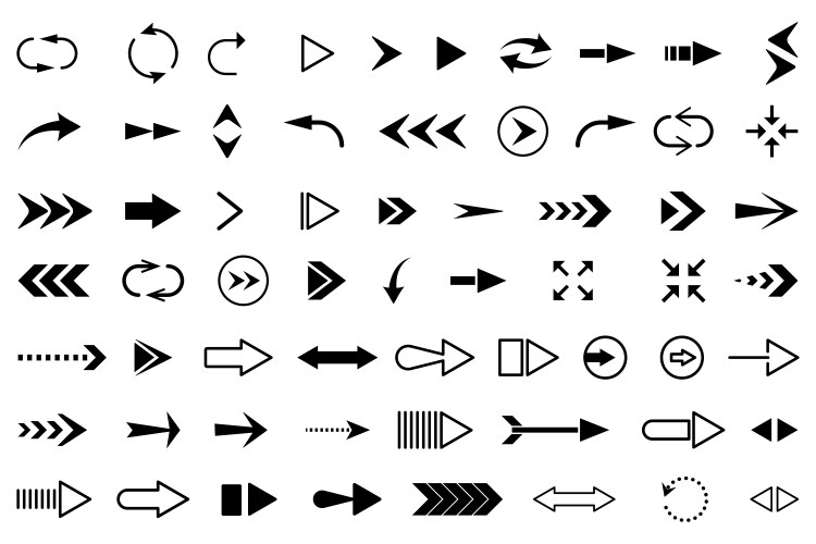 Simple Arrow Vector Images (over 200,000)