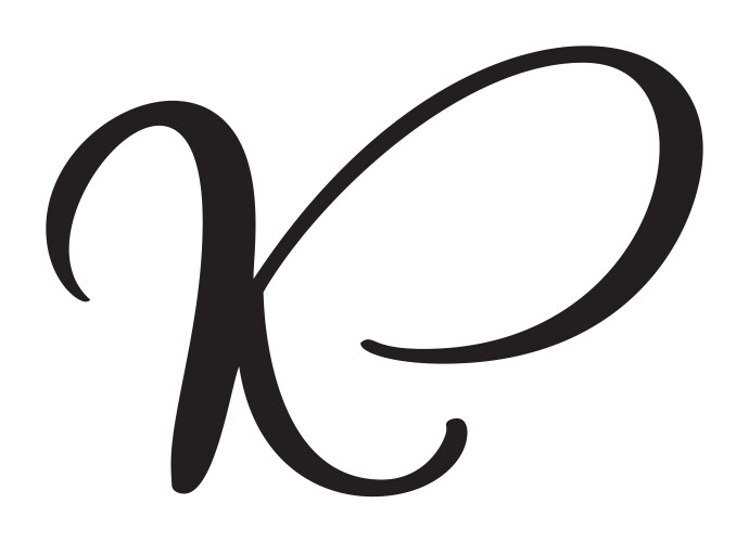 Cursive K Vector Images (over 100)