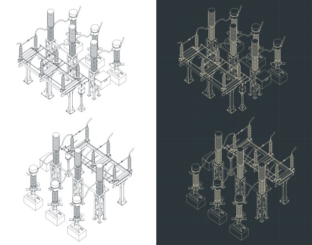 Power Transformer Drawing Vector Images (over 500)