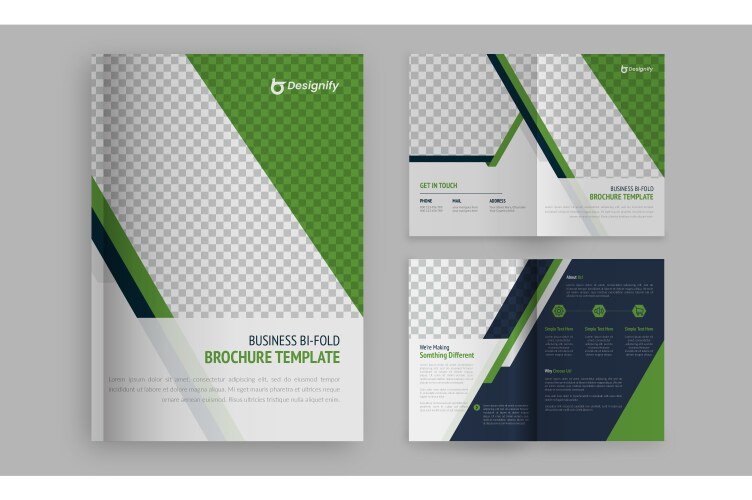 Magazine booklet leaflet flyer corporate creative Vector Image