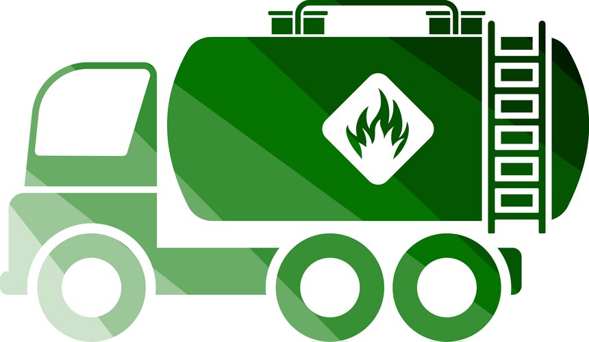 Oil truck icon Royalty Free Vector Image - VectorStock
