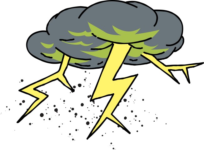 Lightning Bolt Cartoon Vector Images (over 4,100)