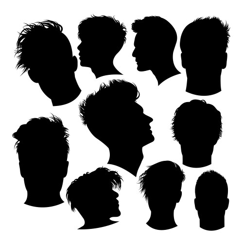 Man face design isolated on white background Vector Image