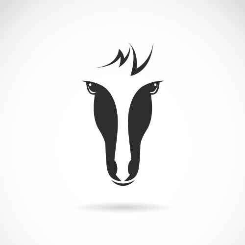 Horse face Royalty Free Vector Image - VectorStock