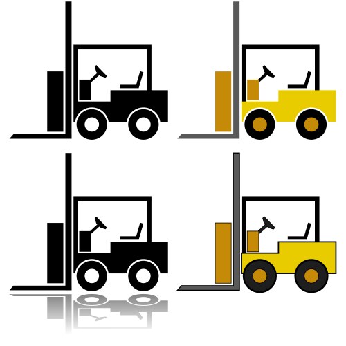 Cartoon Forklift Vector Images (over 2,300)