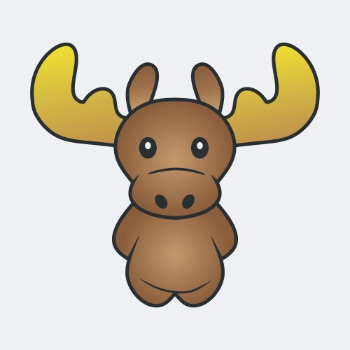 Moose Cartoon Vector Images (over 5,100)