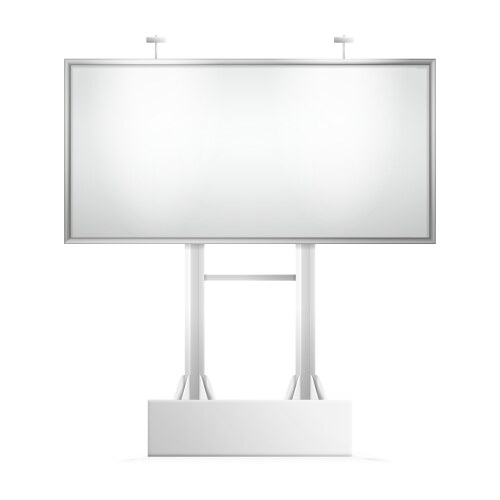 Mockup billboard different perspectives set Vector Image