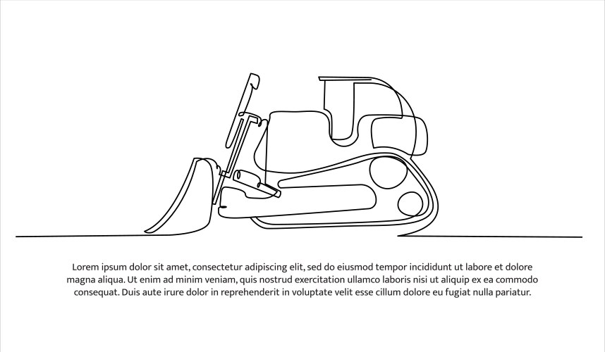 Bulldozer Drawing Vector Images (over 1,700)