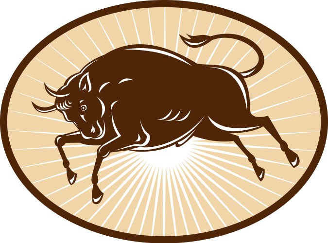 Cretan bull 12 labours hercules heracles Vector Image