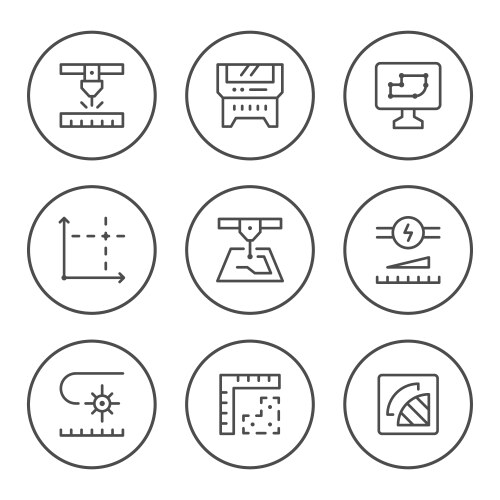 Steel channel line outline icon Royalty Free Vector Image