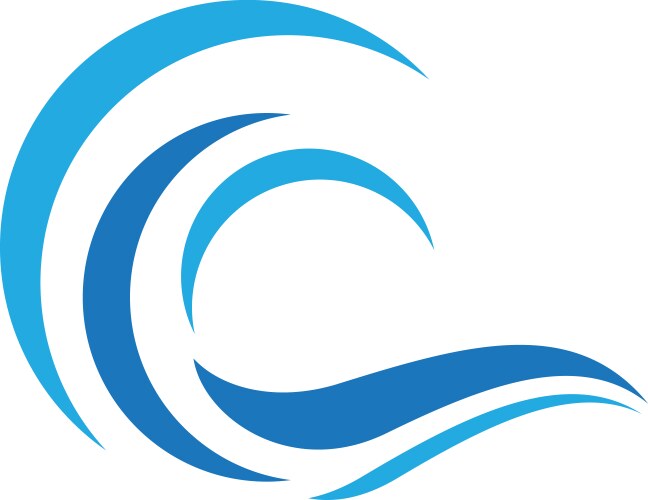 Water frame Royalty Free Vector Image - VectorStock