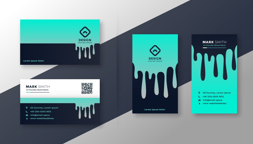 Business card Royalty Free Vector Image - VectorStock