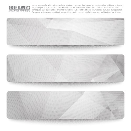 Web ui banners Royalty Free Vector Image - VectorStock