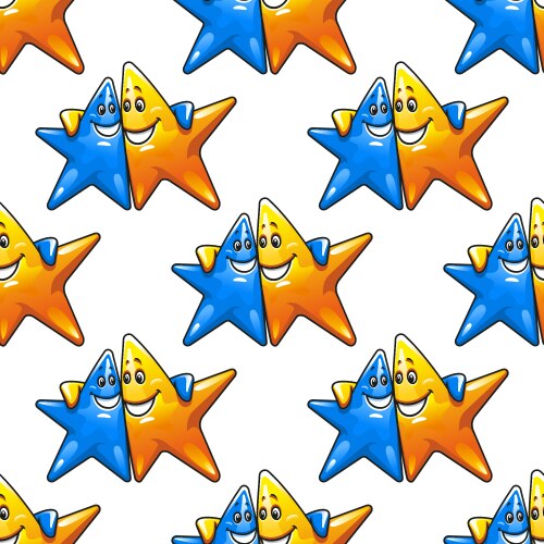Cartoon wooden stars set Royalty Free Vector Image