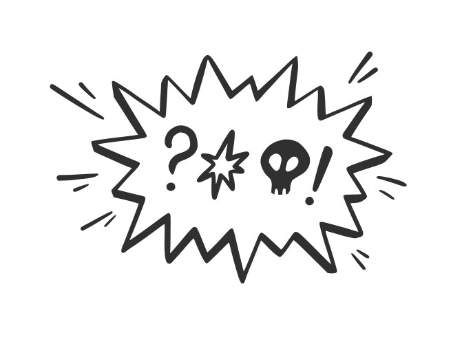 Speech bubble comic book style Royalty Free Vector Image