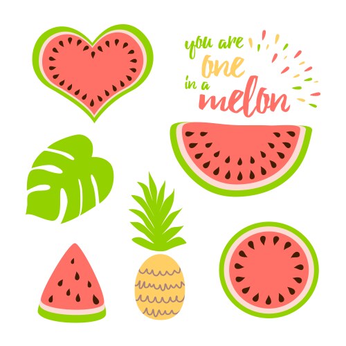 Watermelon Royalty Free Vector Image - VectorStock