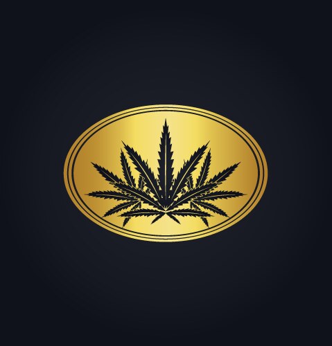 Gold Cannabis Leaf Vector Images (over 1,000)