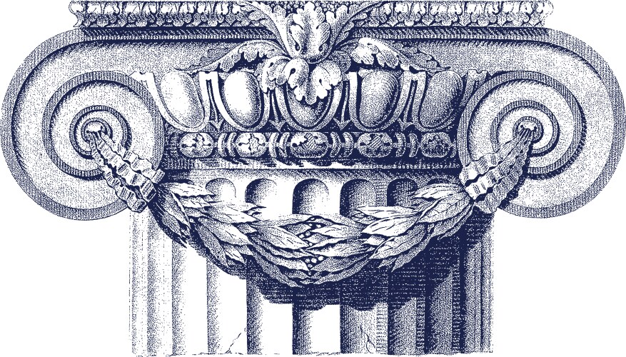 Four classical orders Royalty Free Vector Image