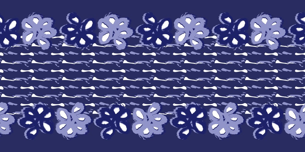 Indigo blue to dye effect abstract seamless Vector Image