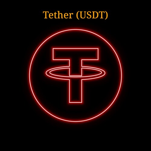 Tether usdt logo Royalty Free Vector Image - VectorStock