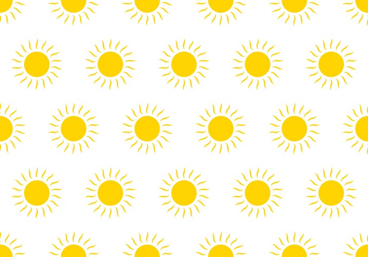 Hand drawn sun seamless pattern Royalty Free Vector Image Hand drawn sun seamless pattern Royalty Free Vector Image