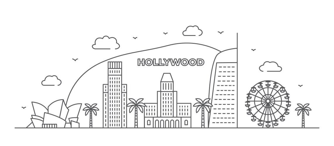 Los Angeles Vector Images (over 3,900)