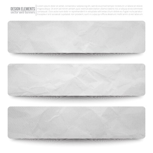 White paper long collections Royalty Free Vector Image