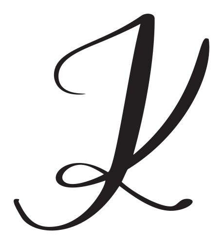 Cursive K Vector Images (over 100)