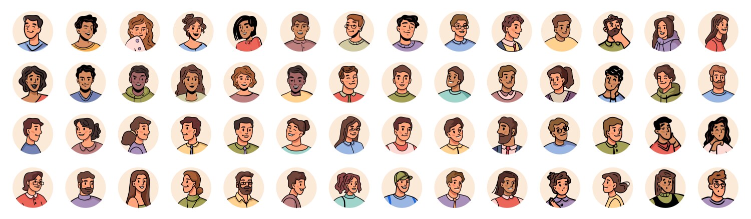 Portrait Vector Images (over 770,000)