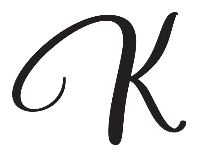Cursive K Vector Images (over 100)