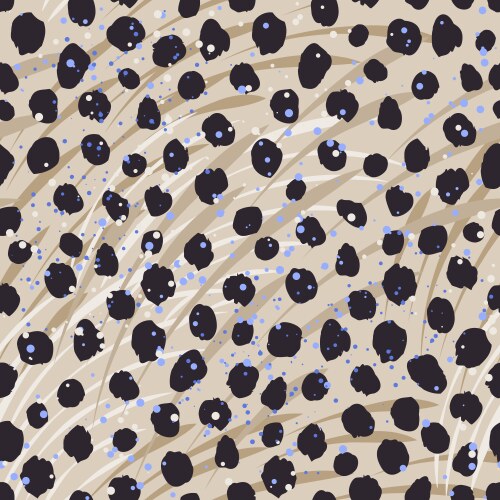 Cheetah skin seamless pattern abstract Royalty Free Vector