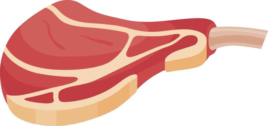 Raw meat Royalty Free Vector Image - VectorStock