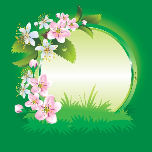 Spring background Royalty Free Vector Image - VectorStock