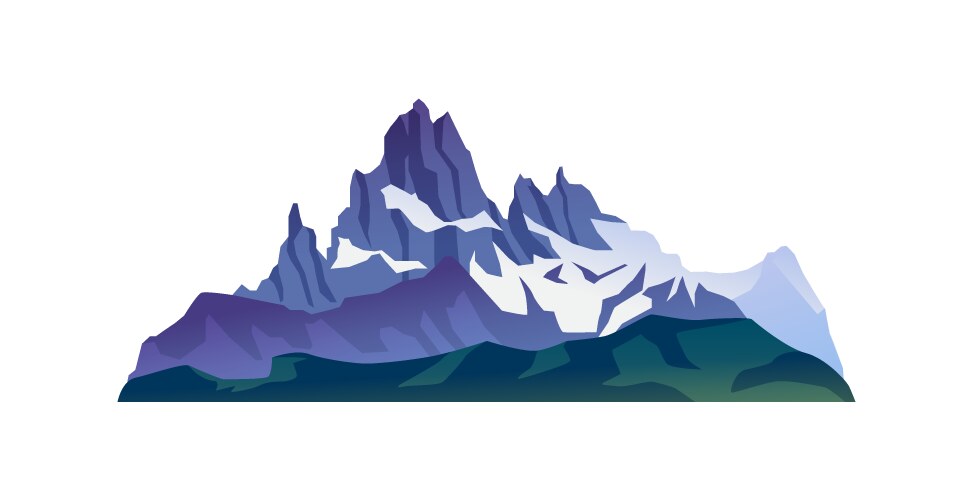 Cartoon mountains Vector Images & Graphics for Commercial Use | VectorStock