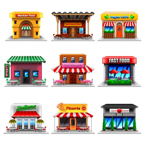 Restaurants and Shops Vector Images (over 140,000)