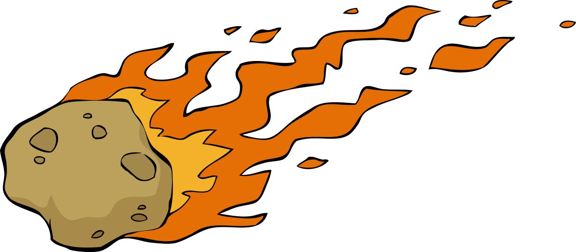 Meteor Png Cartoon Meteorite PNG, Vector, PSD, And Clipart With
