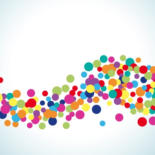 Colorful abstract dot background Royalty Free Vector Image