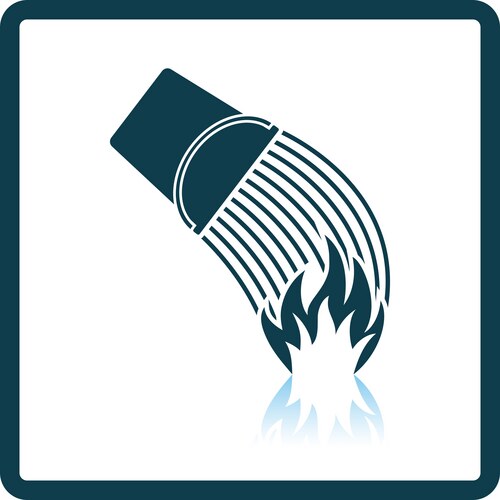 Fire burner icon Royalty Free Vector Image - VectorStock