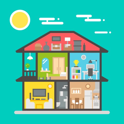 House home Royalty Free Vector Image - VectorStock