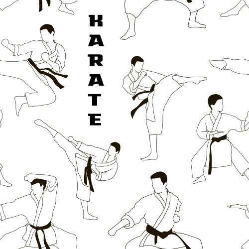 Kyokushin karate Royalty Free Vector Image - VectorStock