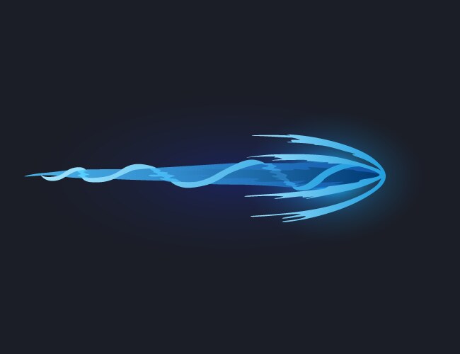 Cartoon laser gun beam alien combat weapon rays Vector Image