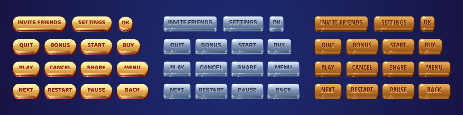 Back Button Game Ui Vector Images (over 110)