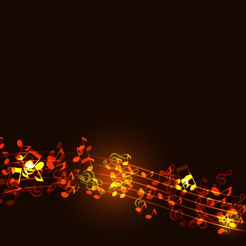 Gold Music Notes Vector Images (over 2,500)