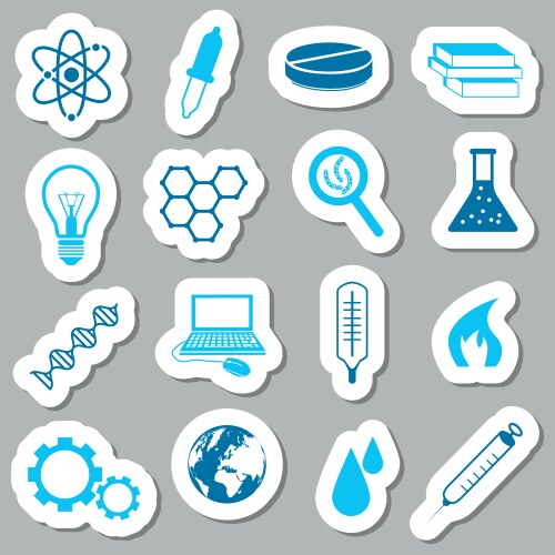 Science Stickers Vector Images (over 26,000)