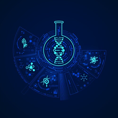 Biology lab Royalty Free Vector Image - VectorStock