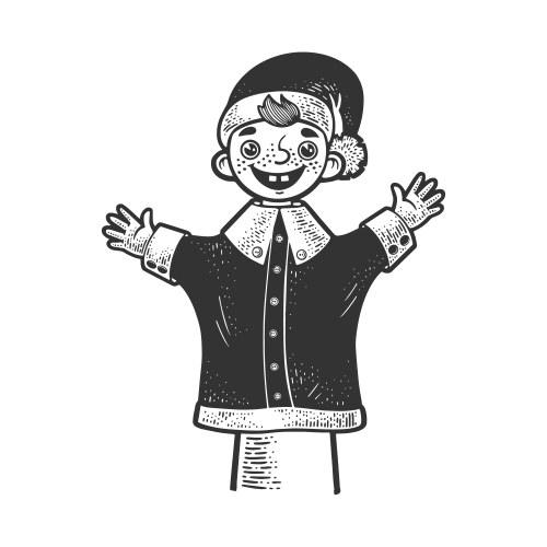 Puppet master hand Royalty Free Vector Image - VectorStock