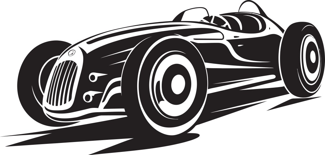Velocity emblem formula one car logo speedcraft Vector Image