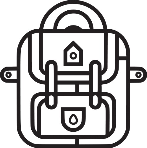 Backpack Royalty Free Vector Image - VectorStock
