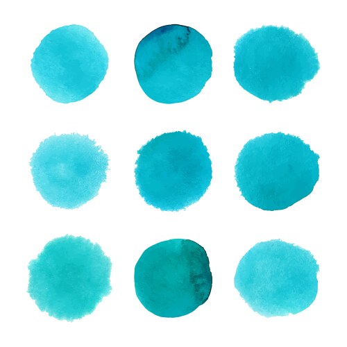 Watercolor dots Royalty Free Vector Image - VectorStock
