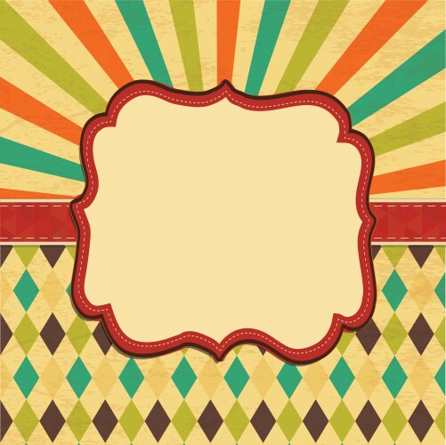 Card background border frame banner Royalty Free Vector